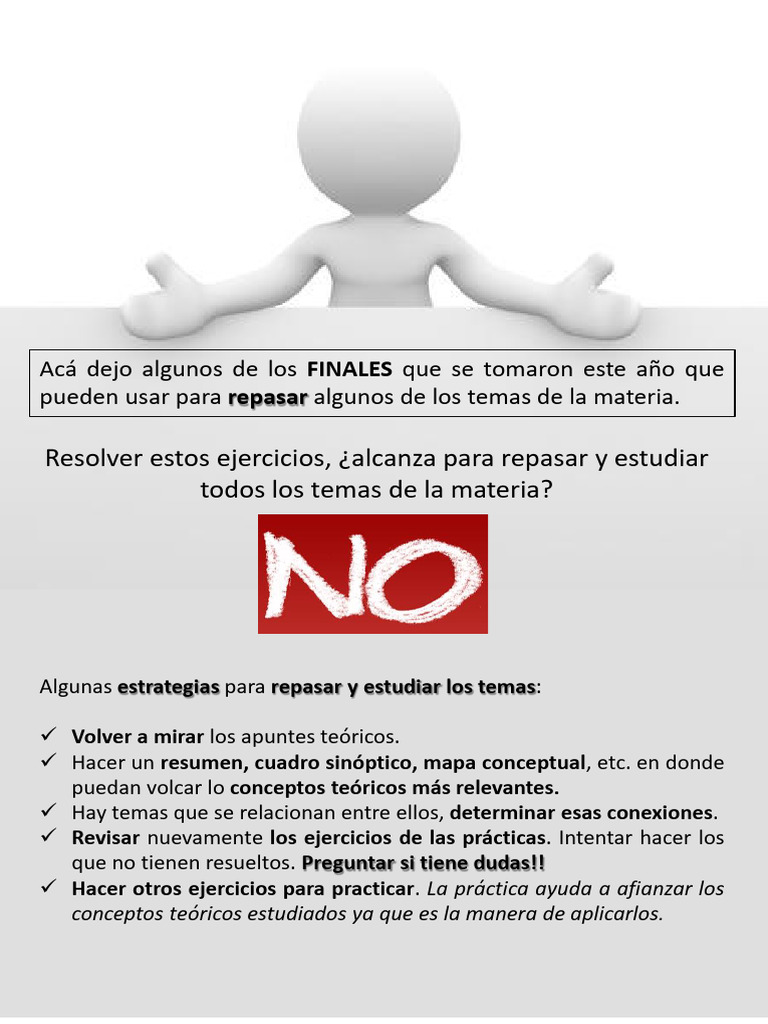 Finales para practicar álgebra 1 | PDF