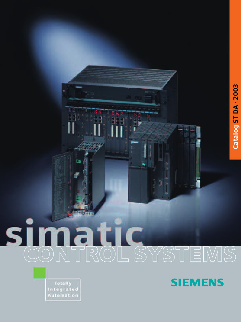 STDA SIMATIC Control Systems (C2003) | PDF | Computer Memory | Power Supply