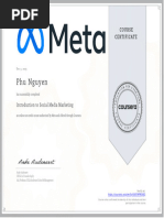 Coursera Certificate Example | PDF