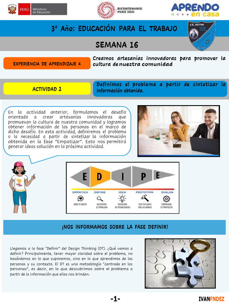 1 - Hojas Guias 3ro | PDF | Aprendizaje | Ciencia cognitiva