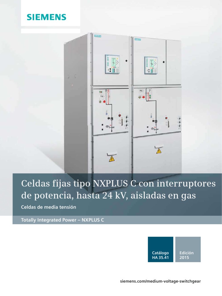 Nxplus C Siemens | PDF | Transformador | Aislador (Electricidad)