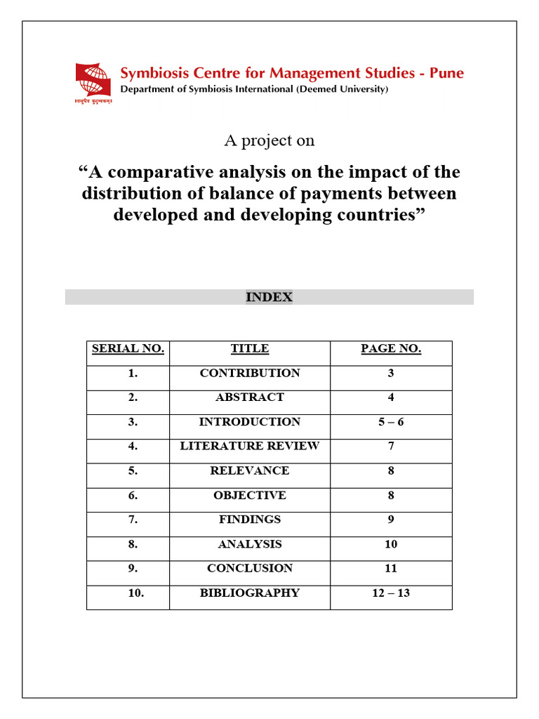 A Comparative Analysis On The Impact of The Distribution of Balance of ...