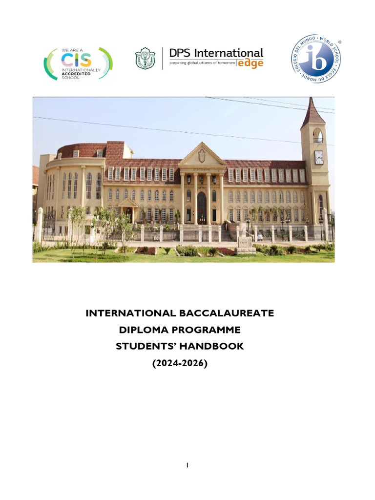 DPSI DP Students' Handbook 2024-2026 | PDF | Educational Assessment ...