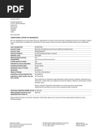 Offer Letter | PDF | Fee | University And College Admission