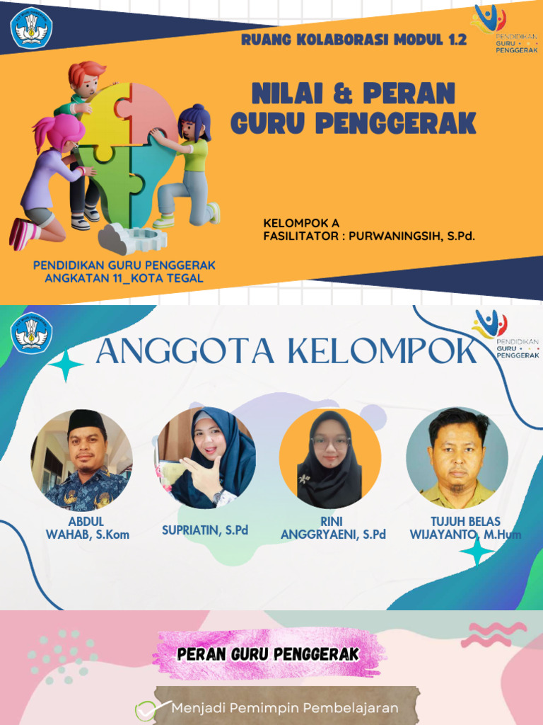 Tugas Kelompok A - Ruang Kolaborasi Modul 1.2 | PDF | Karier & Perkembangan