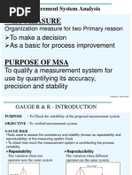 MSA - CG, CGK, GRR and How To Conduct The Study Measurement System ...