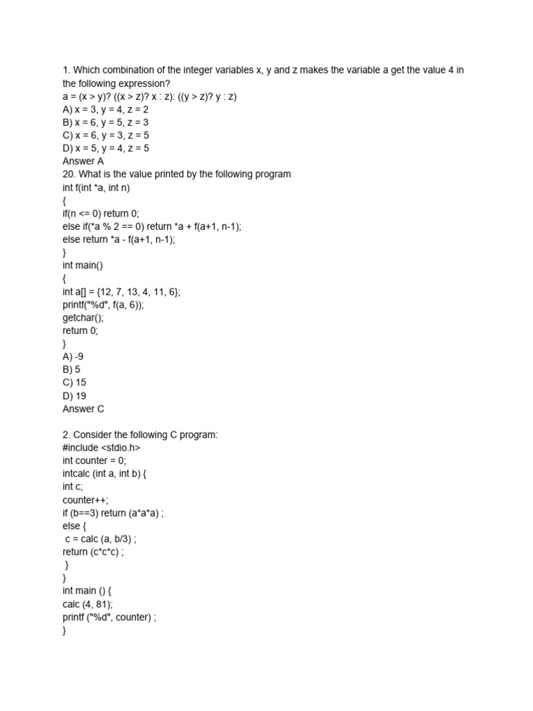 Accenture Psedocode 8 Pdf Integer Computer Science Software Engineering 3236