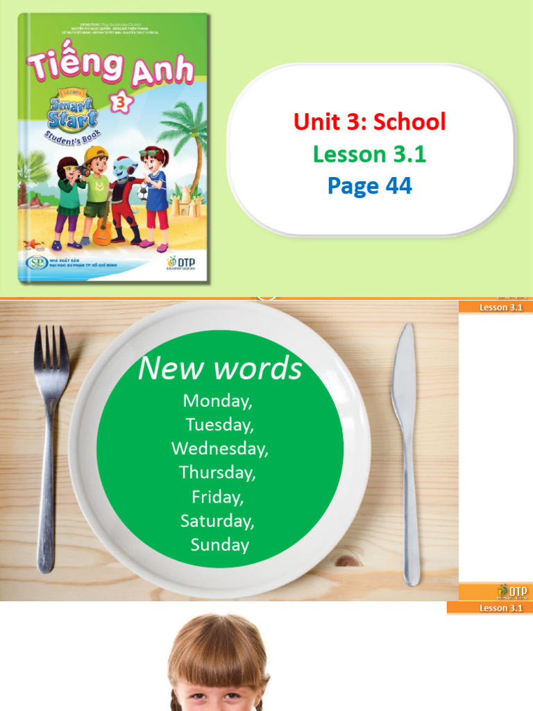 Anh 3 Smart Start Unit 3 - Lesson 3 | PDF
