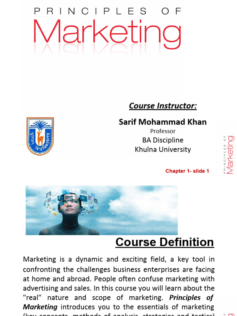 Chapter-1 (Creating and Capturing Customer Value) | PDF | Marketing | Demand