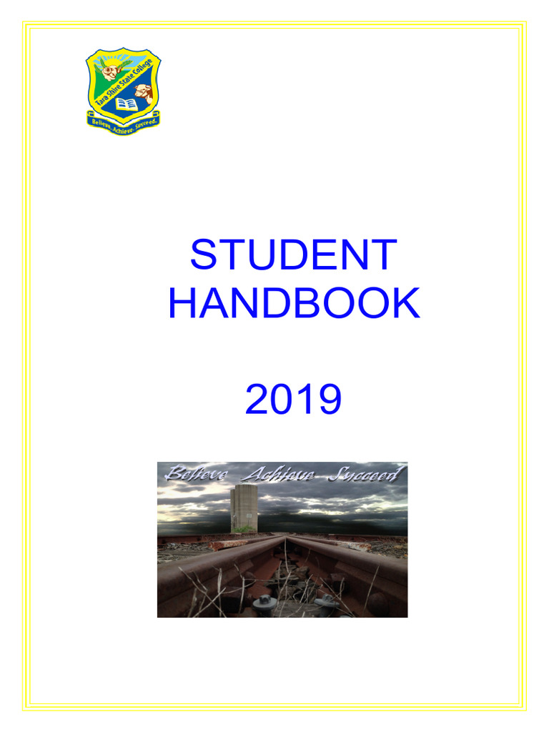 student-handbook | PDF | Plagiarism | Schools