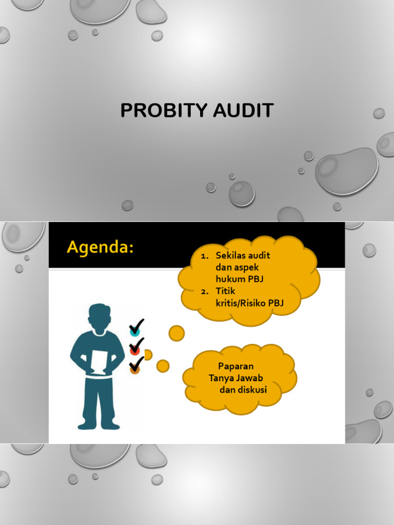 Audit Probity PBJ dan Value for Money | PDF | Bisnis | Pengelolaan ...