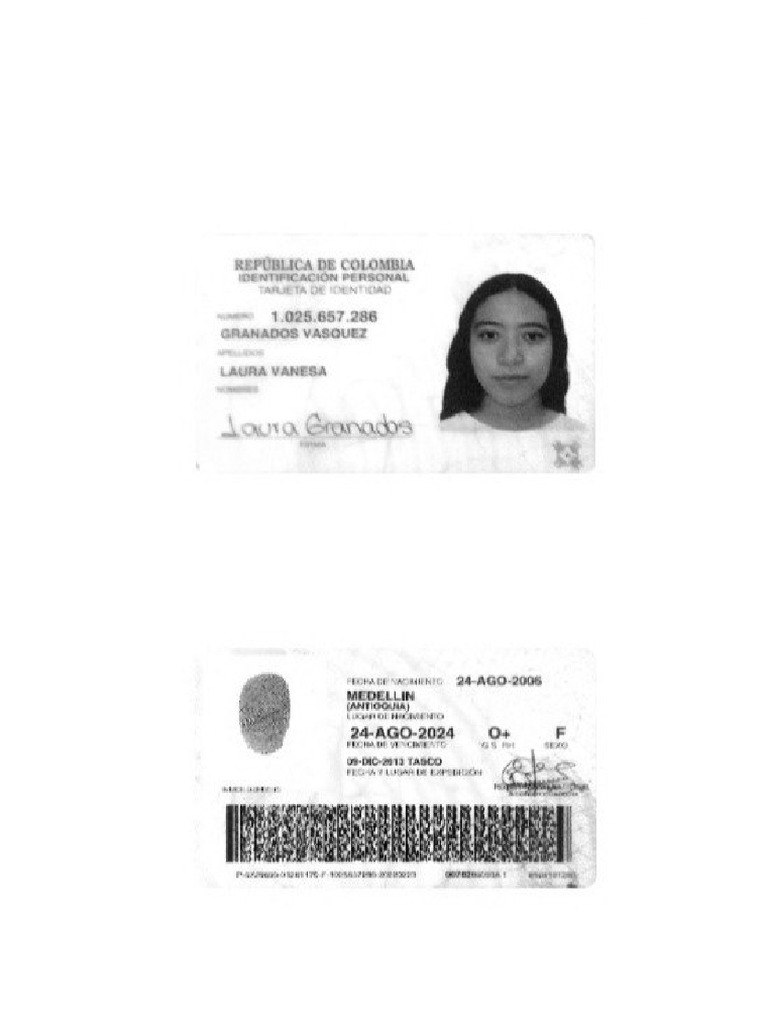 Documento de Identidad | PDF