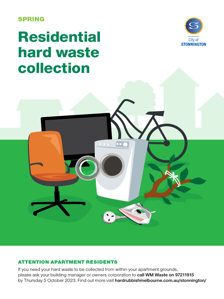 SPRING Hard Waste 2023 RESIDENTIAL A5 WEB | PDF | Waste | Recycling