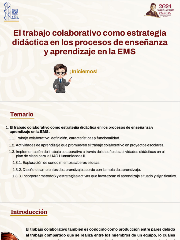 Tema 1 Unidad 2 El Trabajo Colaborativo Como Estrategia Didáctica en ... Tema 1 Unidad 2 El Trabajo Colaborativo Como Estrategia Didáctica en ...