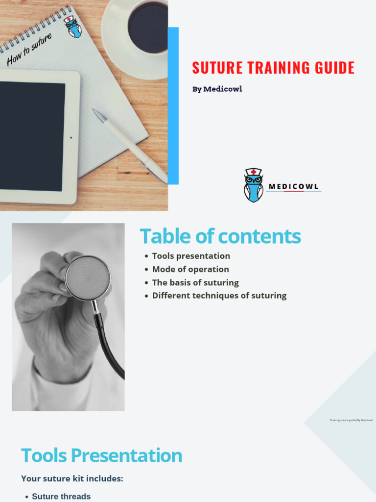 Medicowl Suture Training Guide | PDF | Surgical Suture