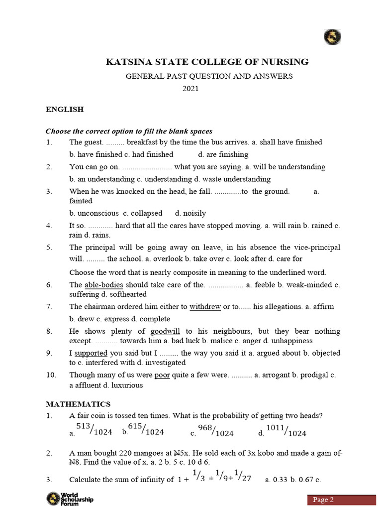 Nursing exam tips | PDF | Chemical Bond | Ionic Bonding