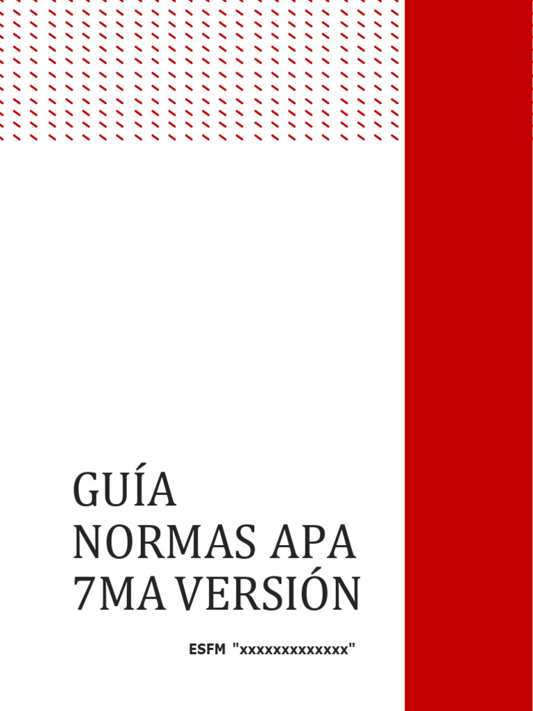 Guía de Normas APA 7ma Edición | PDF | Estilo apa | Escritura