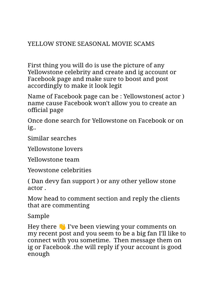 Yellowstone pdf | PDF