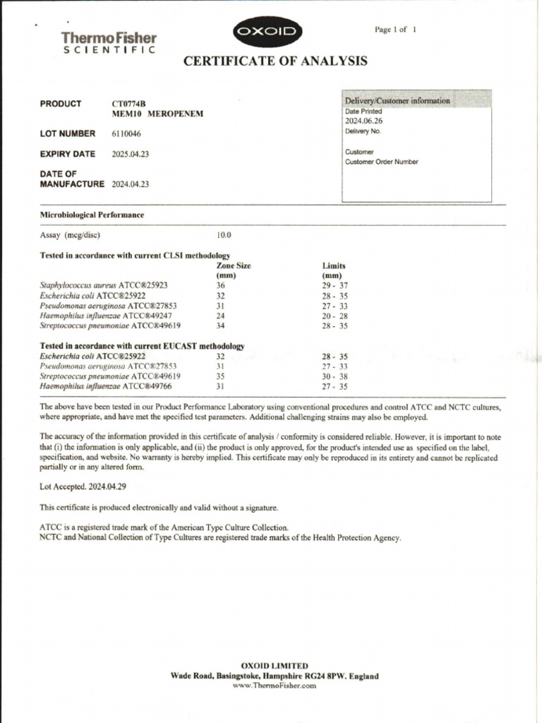 Mem10 Lote 6110046 | PDF