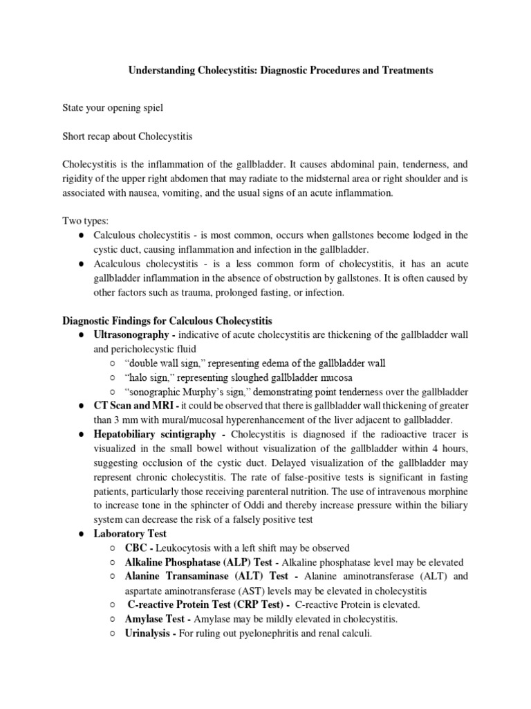 Script For Reporting | PDF | Gallbladder | Medical Specialties