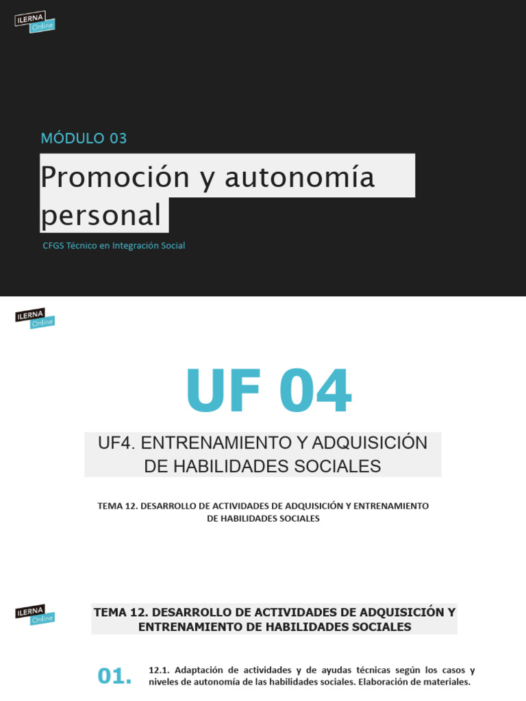 Video-Tutoría Extra (UF4 - T12 y T13) | PDF | Comportamiento | Ansiedad