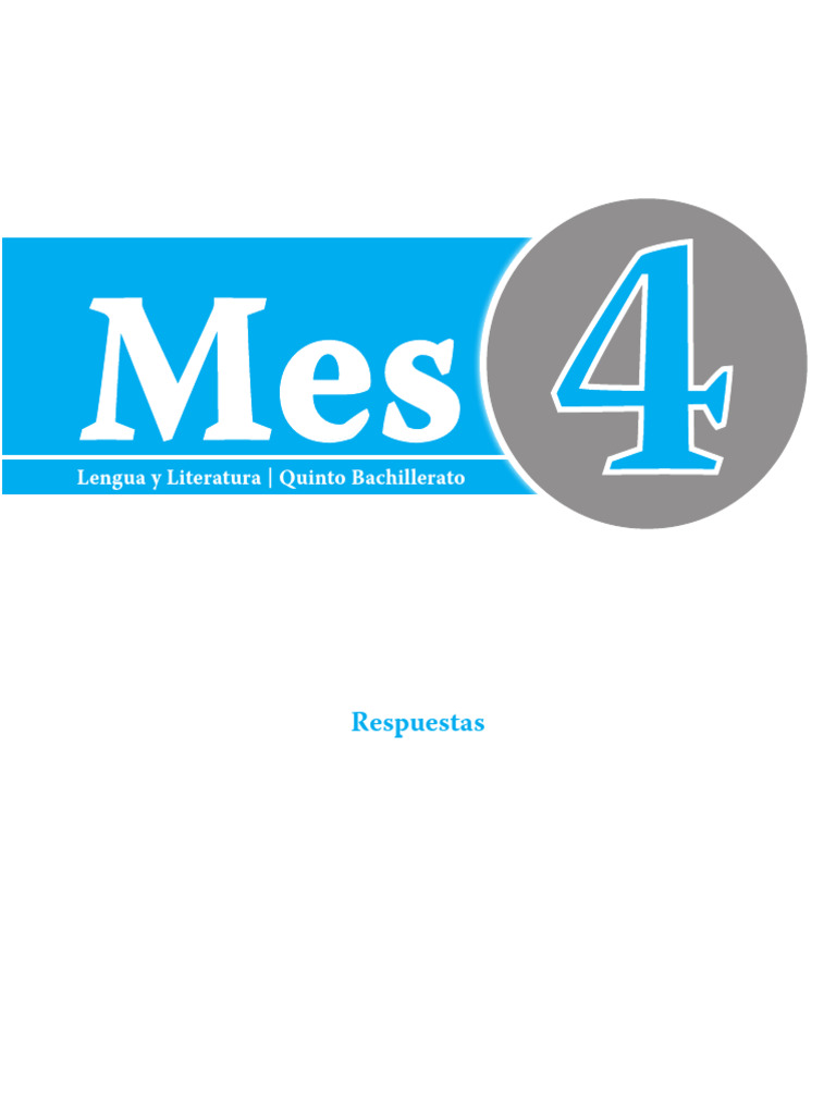 VB Mes-04 C Solucionario Lite | PDF | David | Verbo