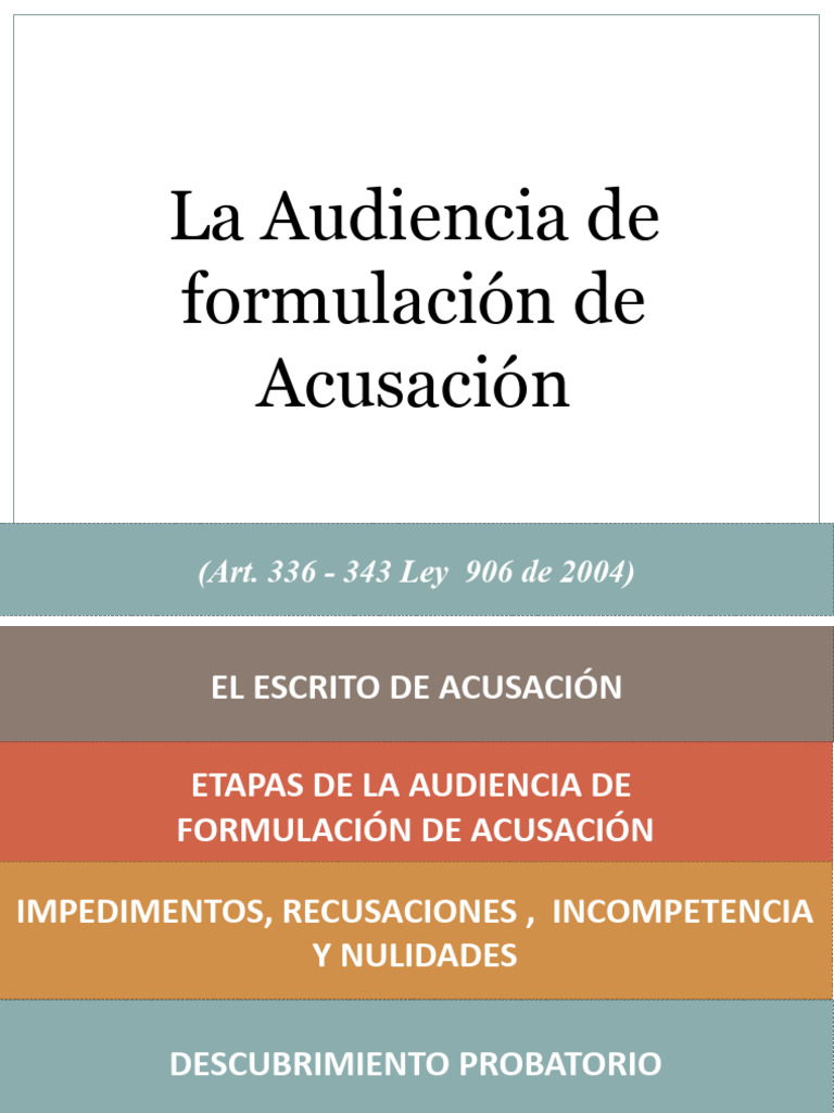 Etapas y Requisitos de Acusación Penal | PDF | Debido al proceso | Fiscal