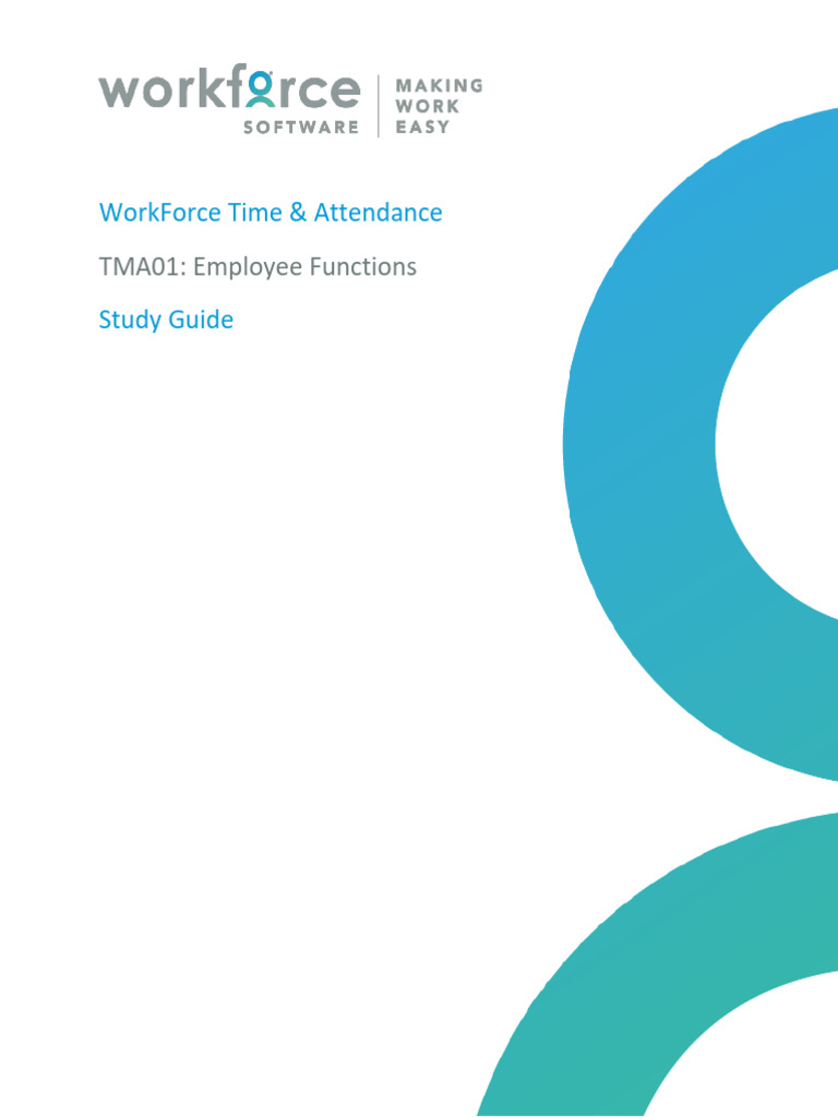 TMA01 Employee Functions 20.x Study Guide - Jan 2021 (1) - 113257 | PDF ...