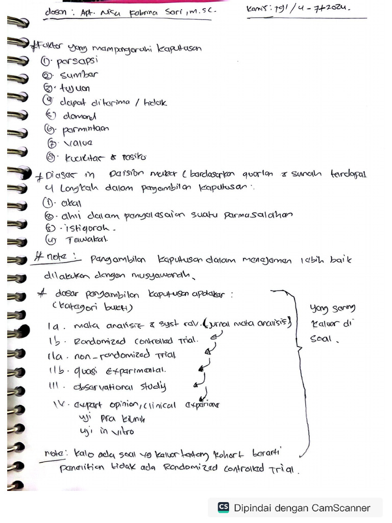 Resume Hari Kamis Ratna Sari | PDF