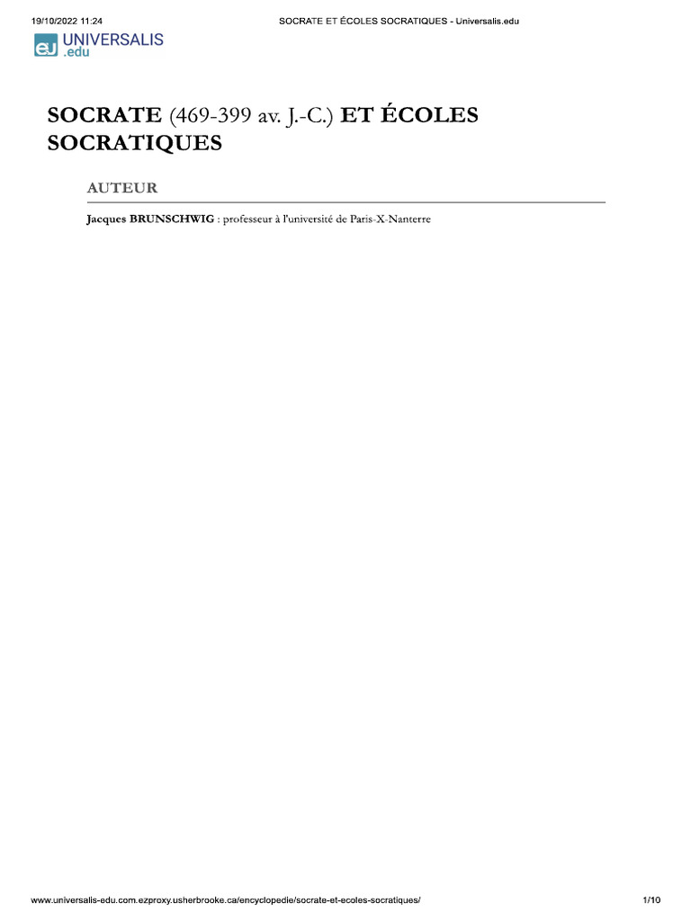 Socrate | PDF