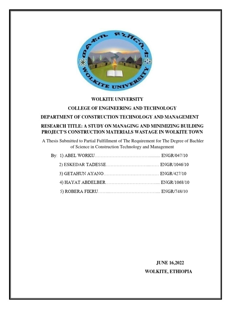 Thesis Group 3 FINAL Document | PDF | Waste Management | Waste