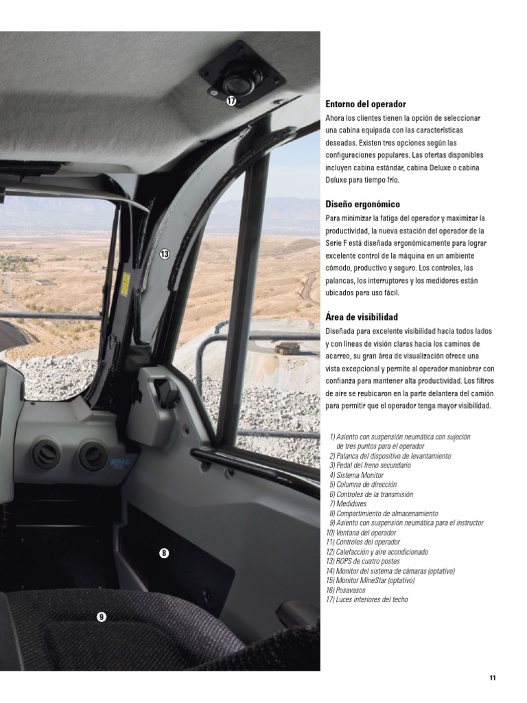 Volquete Cat 797F | PDF | Camión | Factores humanos y ergonomía