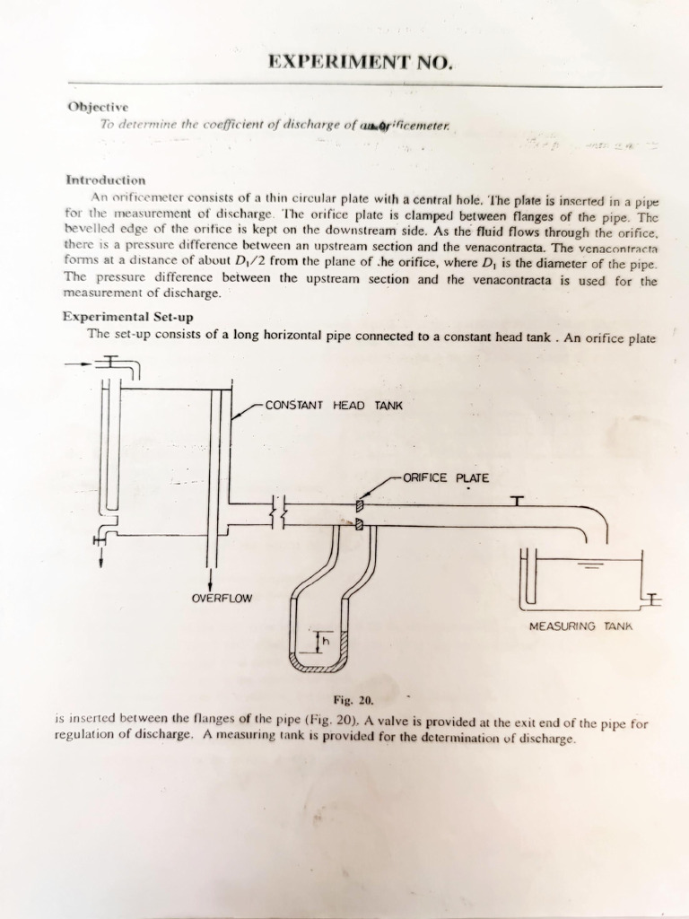 Fluid Lab Experiments | PDF