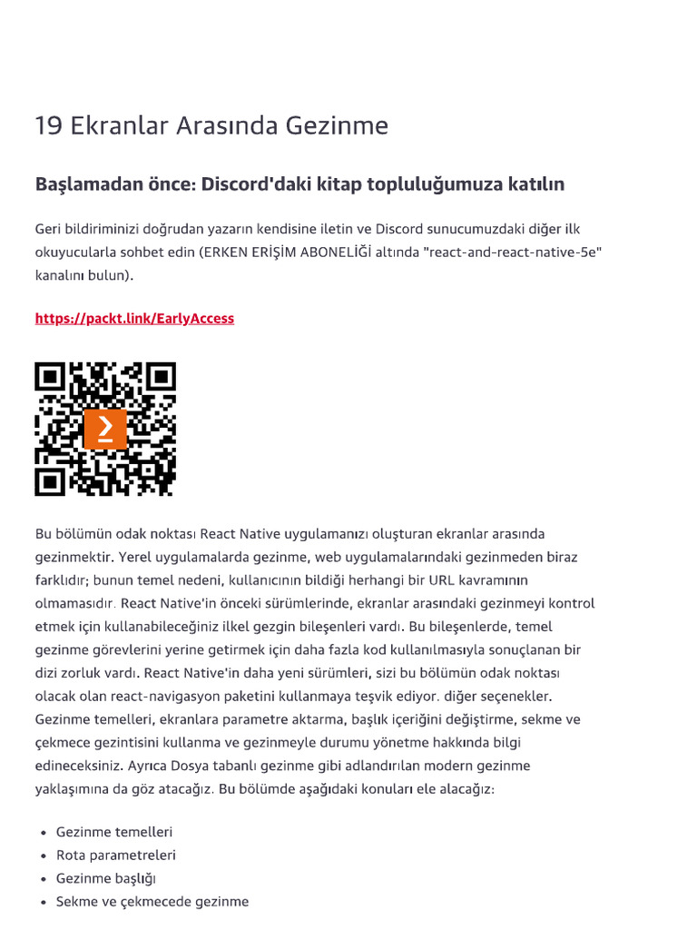 19 Navigating Between Screens | PDF 19 Navigating Between Screens | PDF