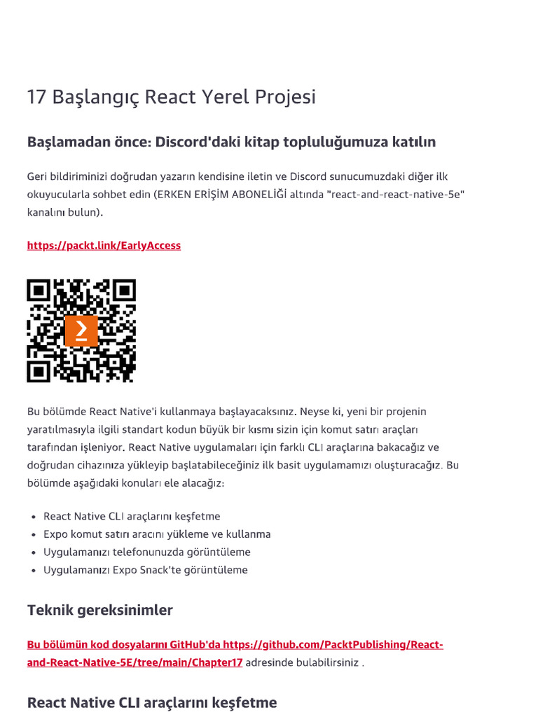 17 Kick-Starting React Native Projects | PDF 17 Kick-Starting React Native Projects | PDF