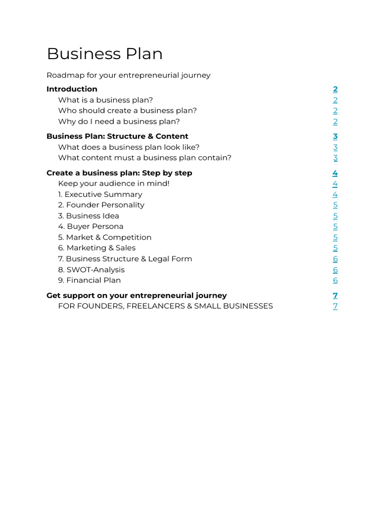 Business Plan Basics 1 | PDF | Entrepreneurship | Sales