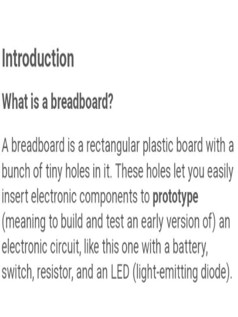 Breadboard Assemble | PDF
