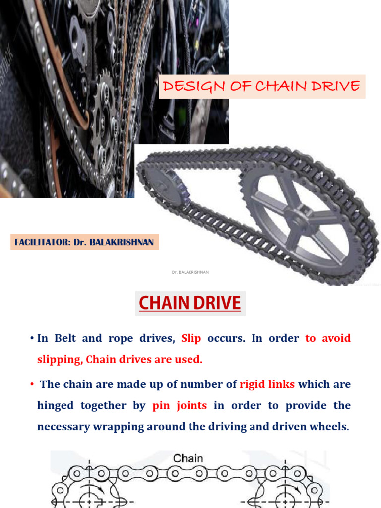 Design of Chain Drive | PDF | Technology & Engineering