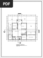 Denah Pos Jaga Skala 1:40 | PDF
