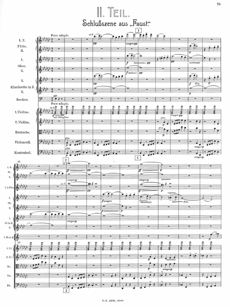 Mahler Symphony No.8 Part.2 Full Score | PDF