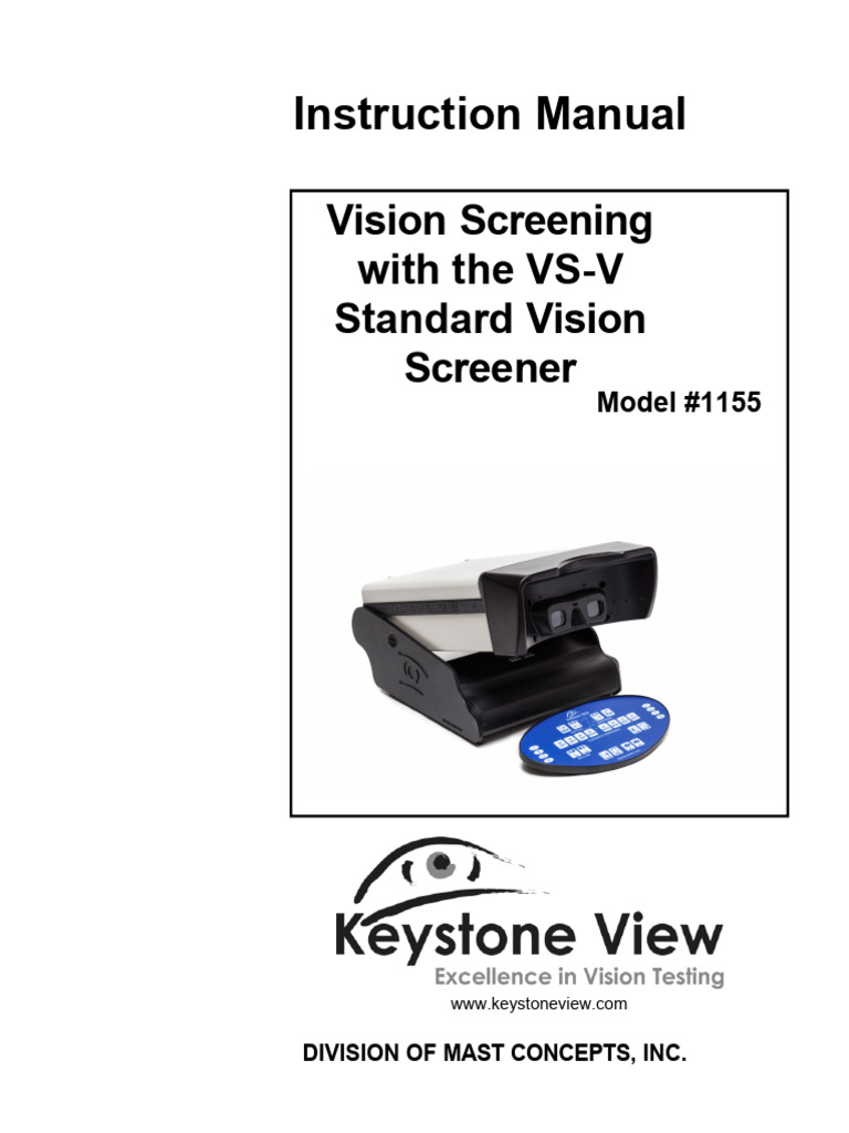 VS-V Standard Manual 1155 2015 | PDF | Visual Acuity | Eye
