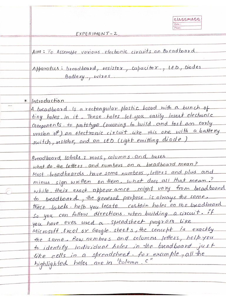 2nd Practical BEE (By Oshan Manhas) | PDF