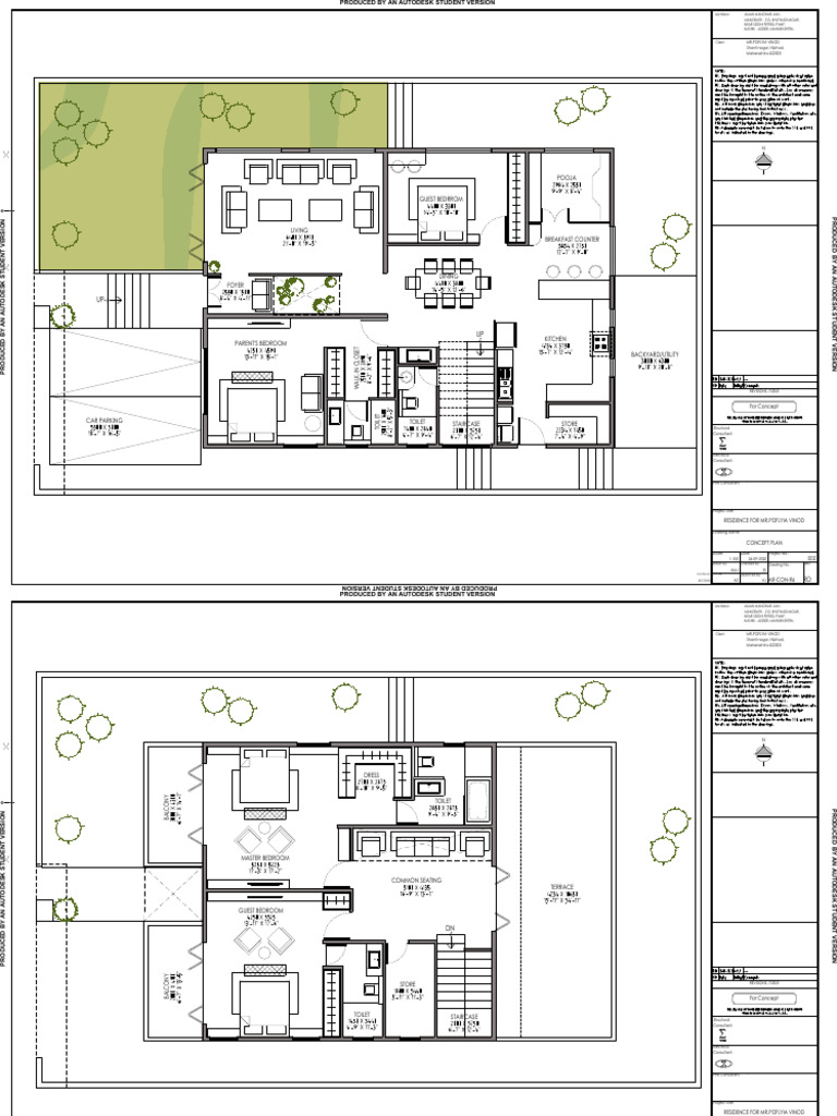 Ar-Con-R6 (GF-FF Plan) | PDF | Room | Home