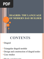 Diagrid System | PDF | Beam (Structure) | Civil Engineering