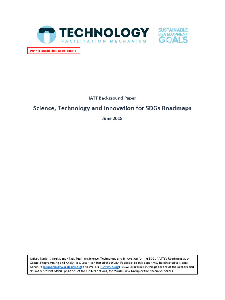 19009STI_Roadmap_Background_Paper_pre_STI_Forum_Final_Draft | PDF ...