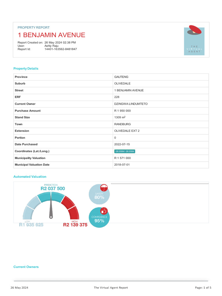 TVA Property Report - 26-05-2024 14-39 | PDF | Private Sector