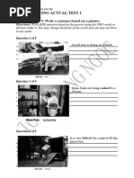 TOEIC Speaking Test Sample Questions | PDF