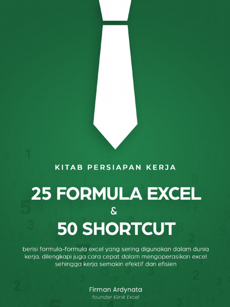 25 Formula Excel & 50 Shortcut | PDF