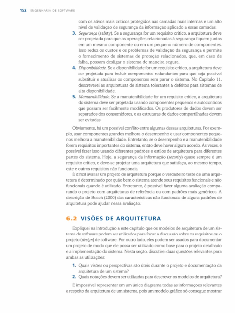 Cap VI Projeto Arquitetura | PDF