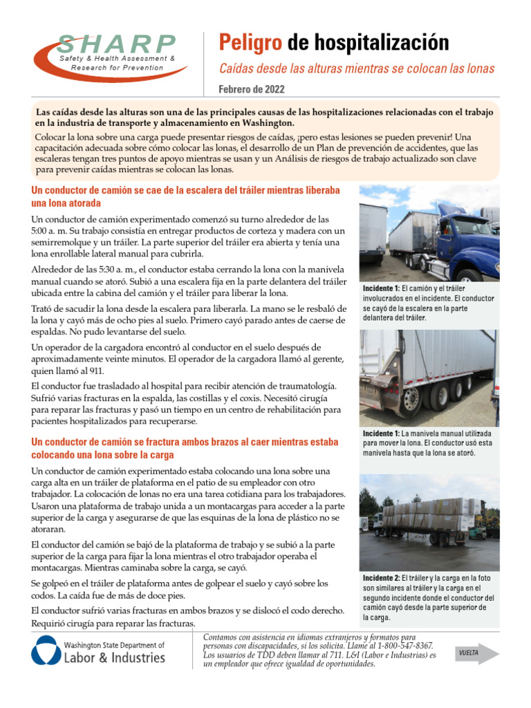 Prevención de Caídas al Colocar Lonás | PDF | Escalera
